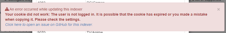 [bjshare] Exception (bjshare): The user is not logged in. It is ...