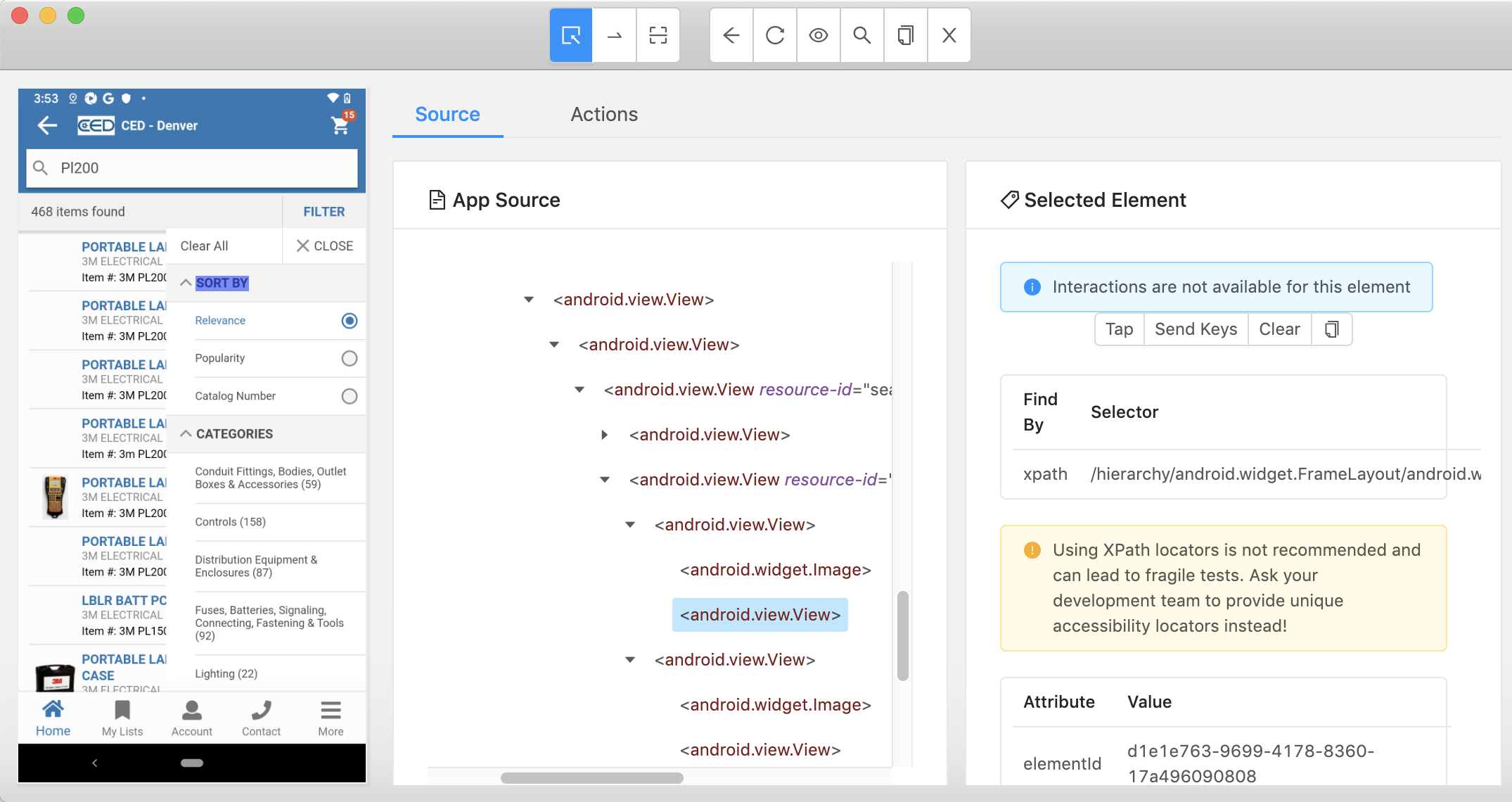 Missing elements in page source for Android UIAutomator2 Appium · Issue #13372 · appium/appium ...
