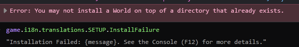 Duplicate . in SETUP.InstallFailure localized error message. · Issue #9007 · foundryvtt ...