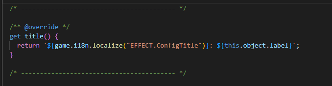 Remove the ActiveEffectConfig#title override now that the ActiveEffect ...