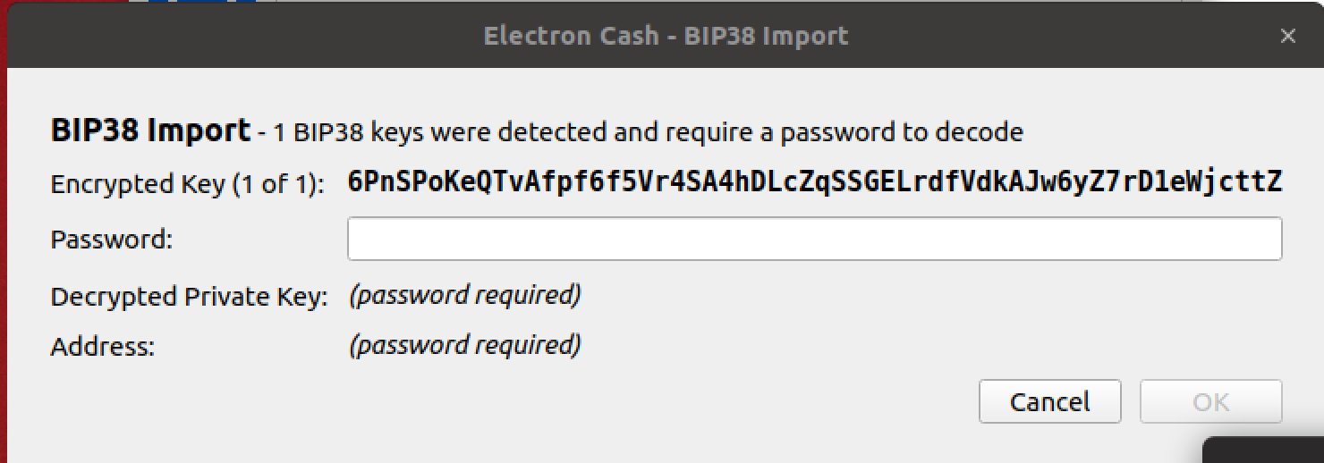 Implemented BIP38 Key Importing by cculianu · Pull Request #1289 ...