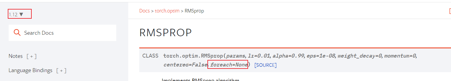 BUG: No parameter of 'foreach' for RMSprop in torch 1.9 · Issue #413 · milesial/Pytorch-UNet ...