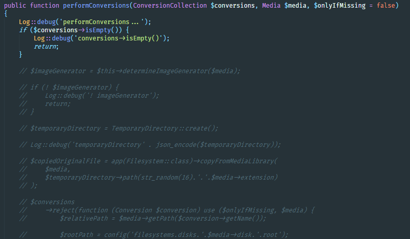 steps on conversion · Issue #1264 · spatie/laravel-medialibrary · GitHub