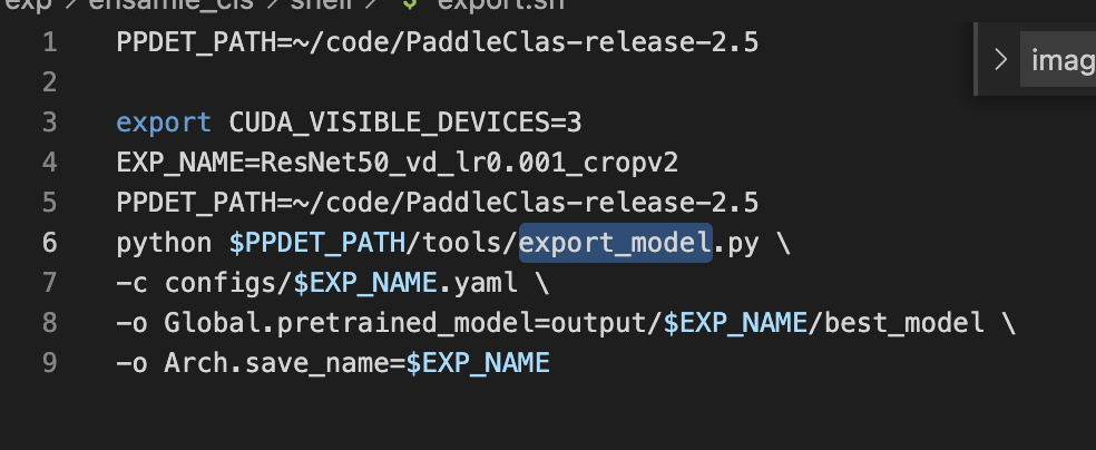 这个新版本export的size怎么设置 · Issue 3029 · Paddlepaddlepaddleclas · Github