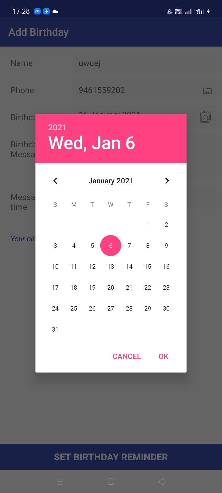 GitHub - saloni100/BirthdayApp: birthdayApp
