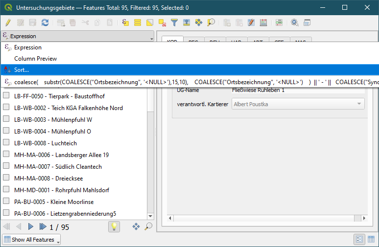 [Enhancement] Alphabetical sorting of the features list · Issue #4145 · opengisch/QField · GitHub