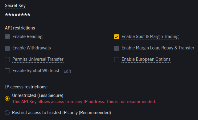 Binance CCTX fetchPositionsRisk gives -2015 · Issue #16855 · ccxt/ccxt · GitHub