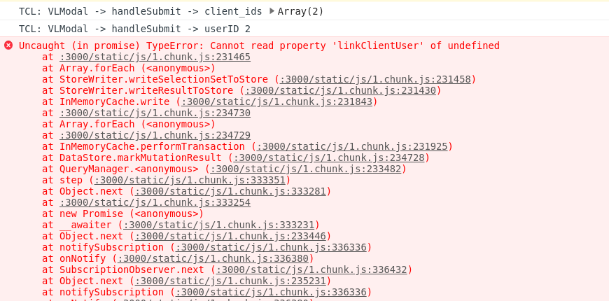 Uncaught (in promise) TypeError: Cannot read property 'linkClientUser' of undefined · Issue ...