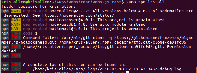 A Issue In Npm Install · Issue 20094 · Npmnpm · Github