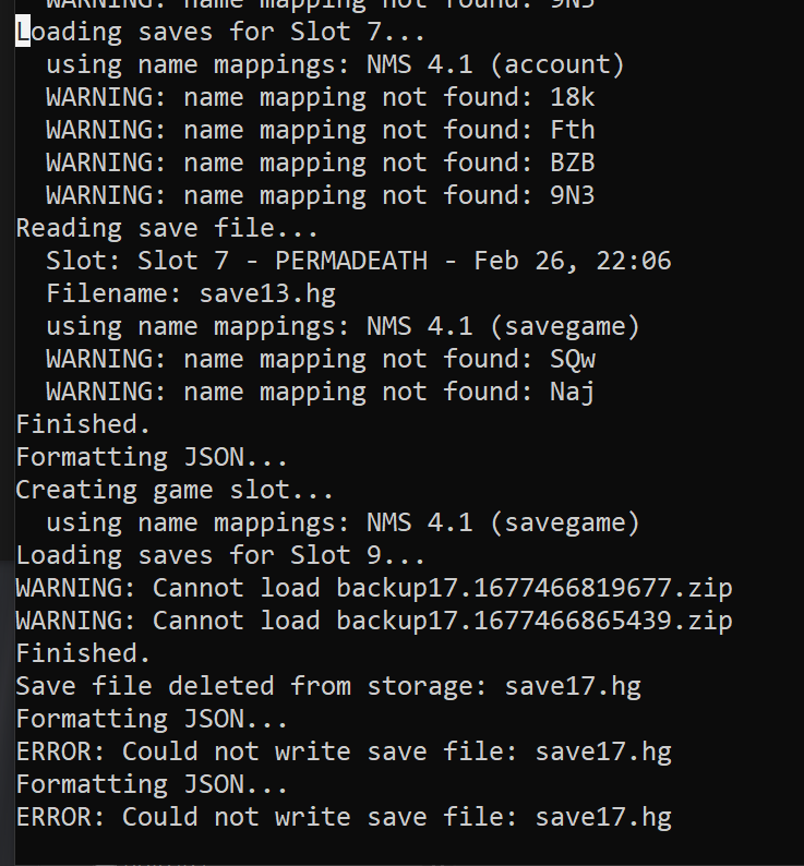 Unable to save changes · Issue #729 · goatfungus/NMSSaveEditor · GitHub