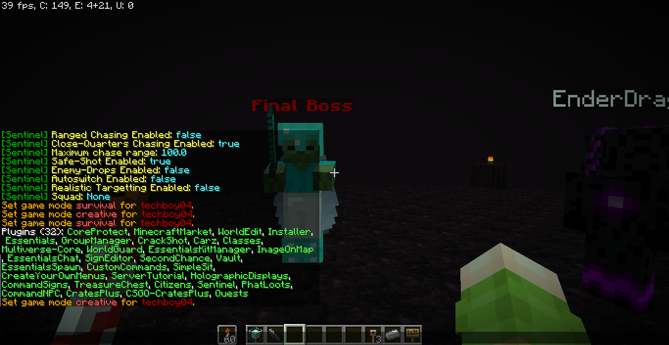 NPCs does not give damage · Issue #213 · mcmonkeyprojects/Sentinel · GitHub