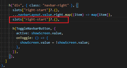 [Bug]navbar slot right-start 是不是写重复了？ · Issue #2286 · vuepress-theme-hope/vuepress-theme-hope ...
