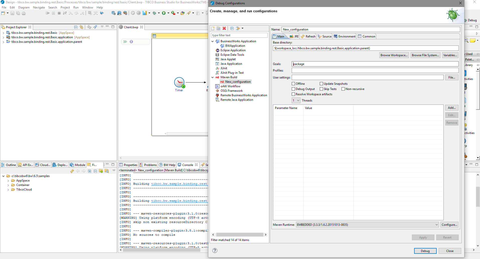 TIBCO Studio - Run/Debug Configuration - Maven Build (New configuration) · Issue #435 ...