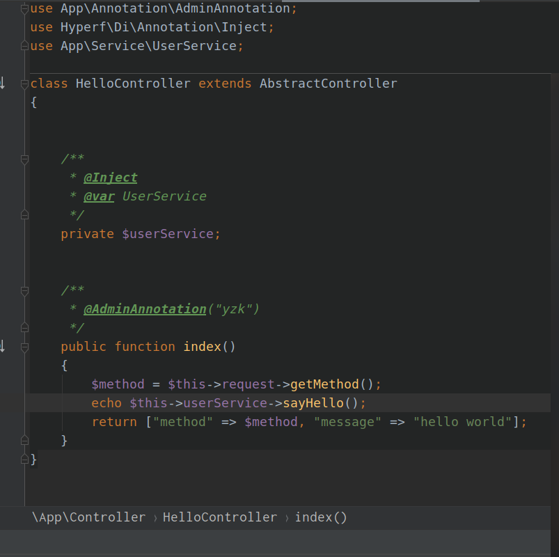 [BUG] 自定义注解和依赖注入发生问题 · Issue #1521 · hyperf/hyperf · GitHub