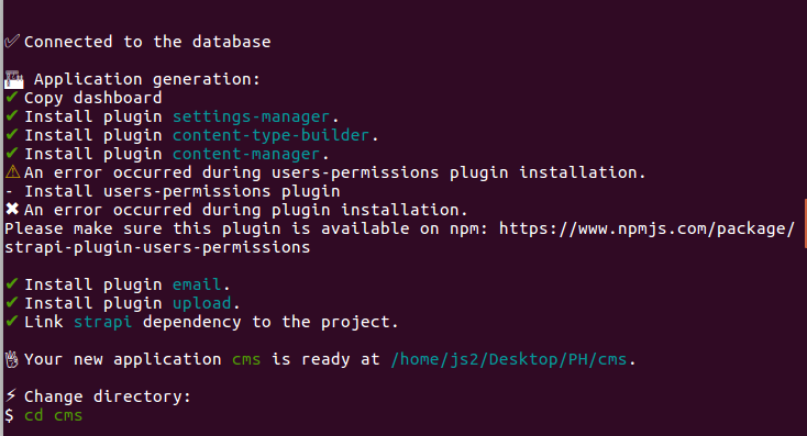 Can't download/install plugin · Issue #952 · strapi/strapi · GitHub