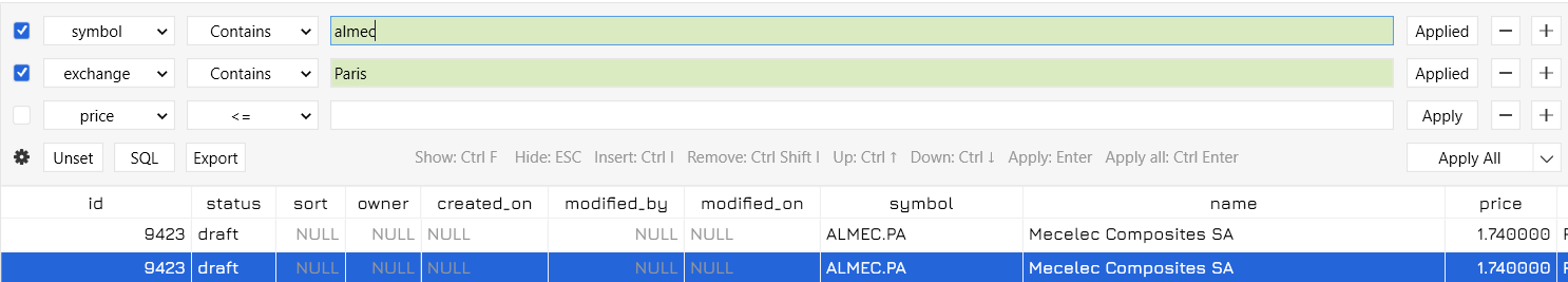 Rows displayed 2 times with filter · Issue #455 · TablePlus/TablePlus-Windows · GitHub