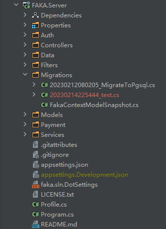 error "Selected migrations project doesn't have migrations" after changing project Name · Issue ...