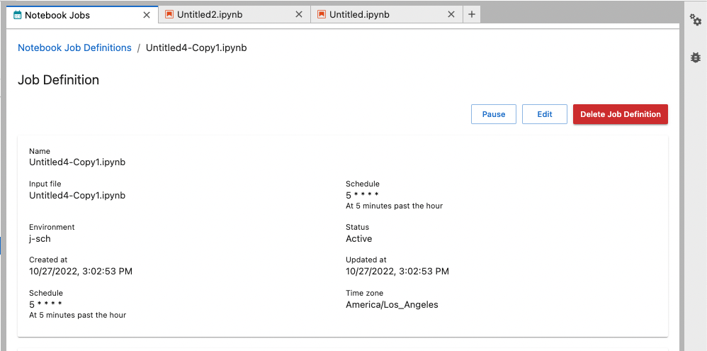 Use Non Outlined Text Fields On Job Details Job Definition Details Page · Issue 173 · Jupyter 