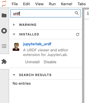 In the extension manager the "Search Results" section is at the bottom of the accordion, which ...