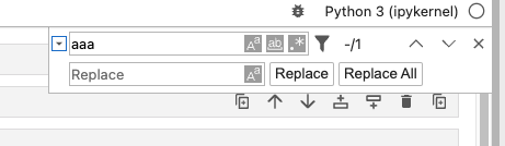 'Find and Replace' functionality should be available from 'Edit' menu ...