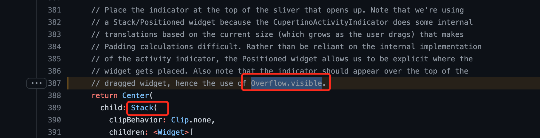 An Annotation Error In Cupertino Refresh Dart · Issue 104339 · Flutter Flutter · Github
