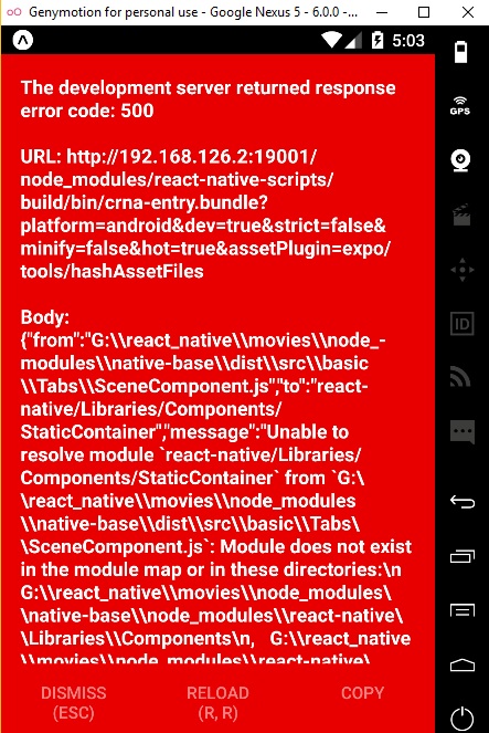 Can not add native-base to CRNA and expo project (UnableToResolveError undefined, The ...