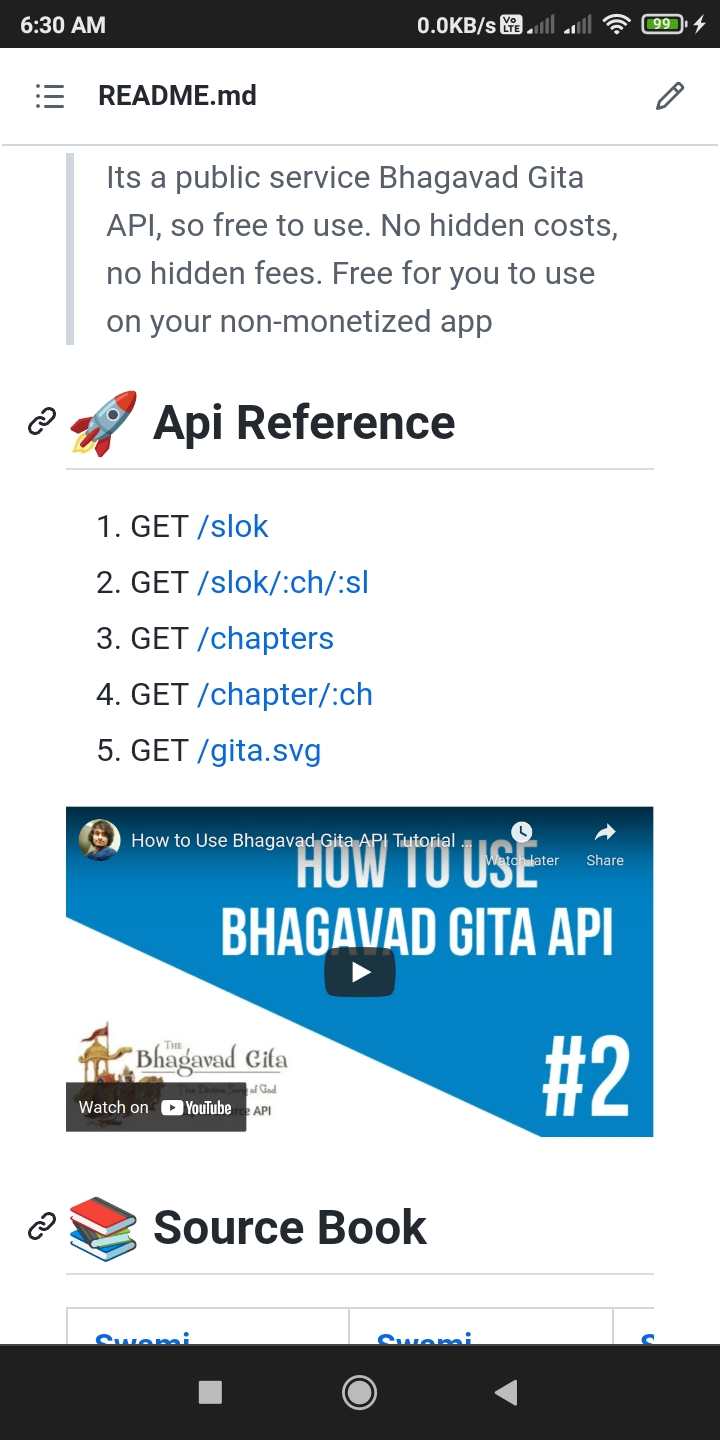 docs unreachable · Issue #15 · vedicscriptures/bhagavad-gita-api · GitHub
