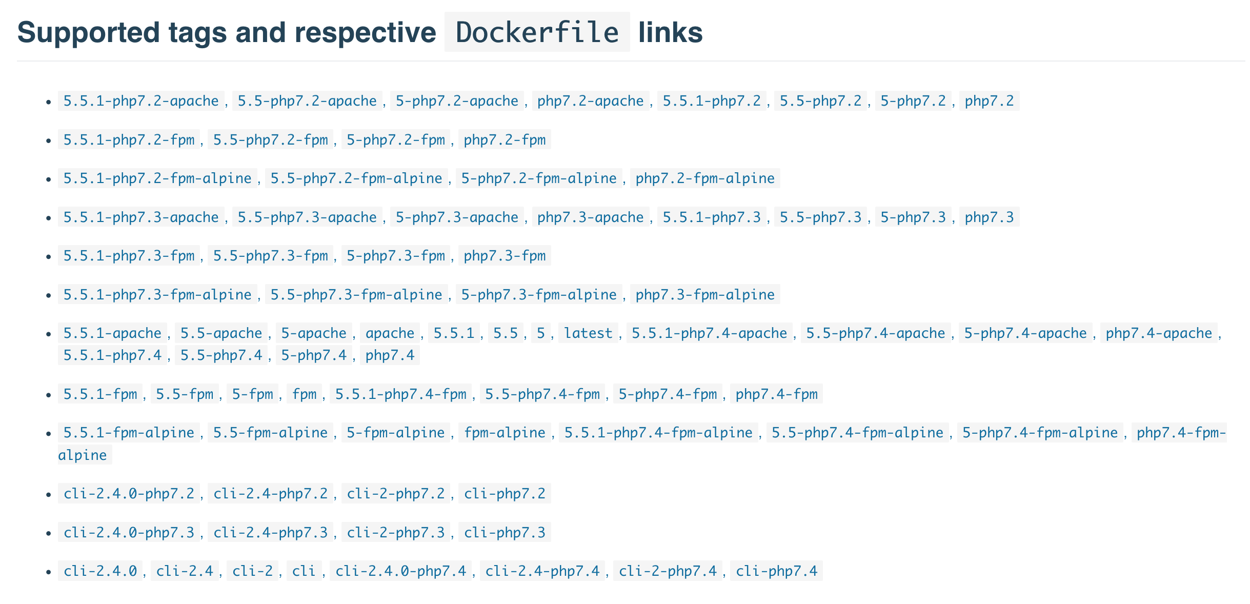 Missing 5.5.2- and 5.5.3- tags on docker hub · Issue #547 · docker-library/wordpress · GitHub
