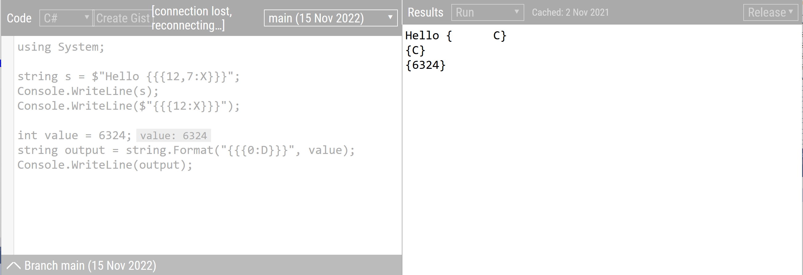 sharplab.io - main - connection lost · Issue #1226 · ashmind/SharpLab · GitHub