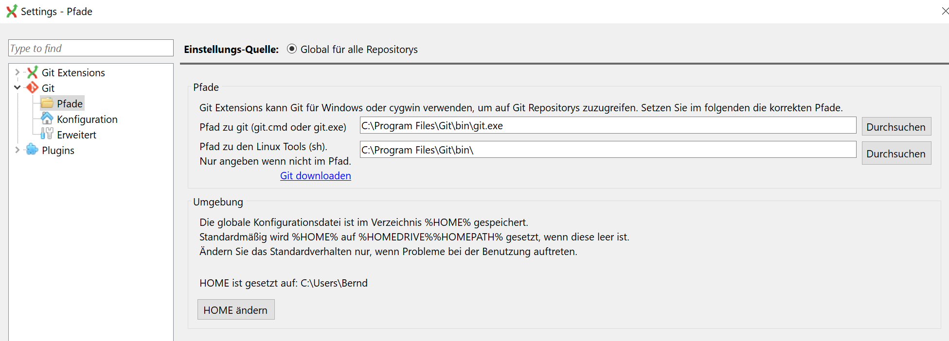 GitExtensions crashes during setup of "Git-Paths" with access denied exception · Issue #8286 ...
