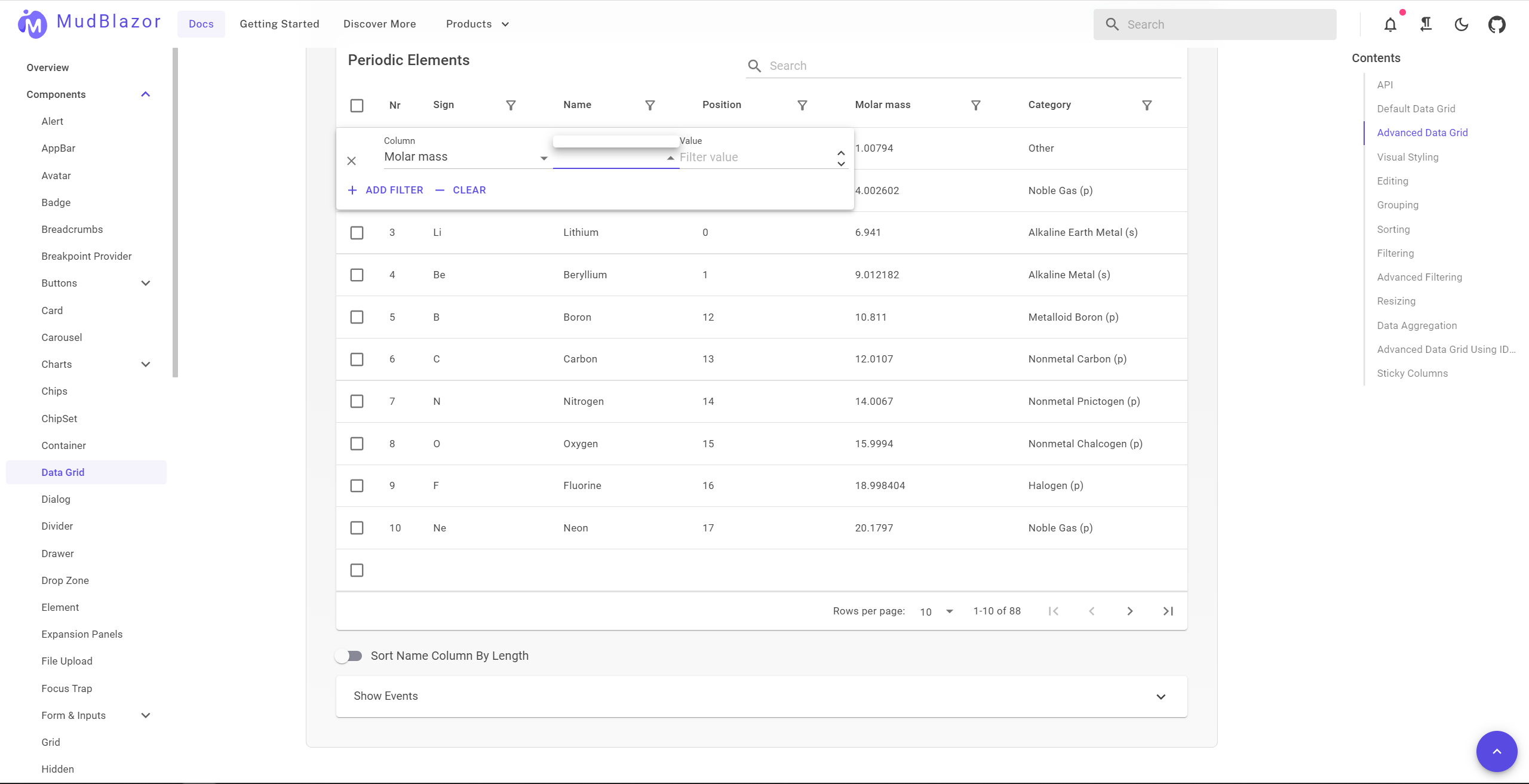 Datagrid filter does not have any operator when published · Issue #5131 · MudBlazor/MudBlazor ...
