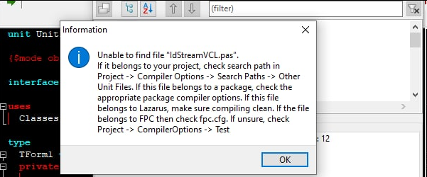 Pacote Indy da pasta Extras dá erro ao instalar no Lazarus · Issue #40 ...
