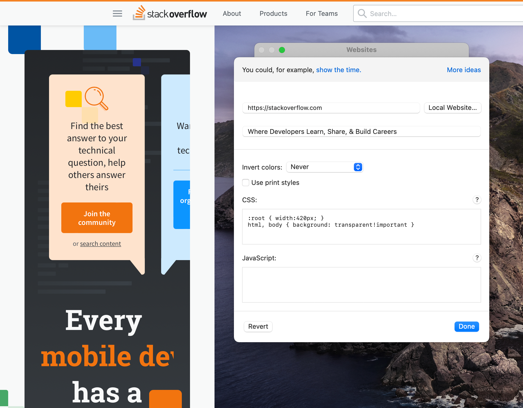 Set Max width Of The Website Via Settings Issue 93 Sindresorhus Plash GitHub