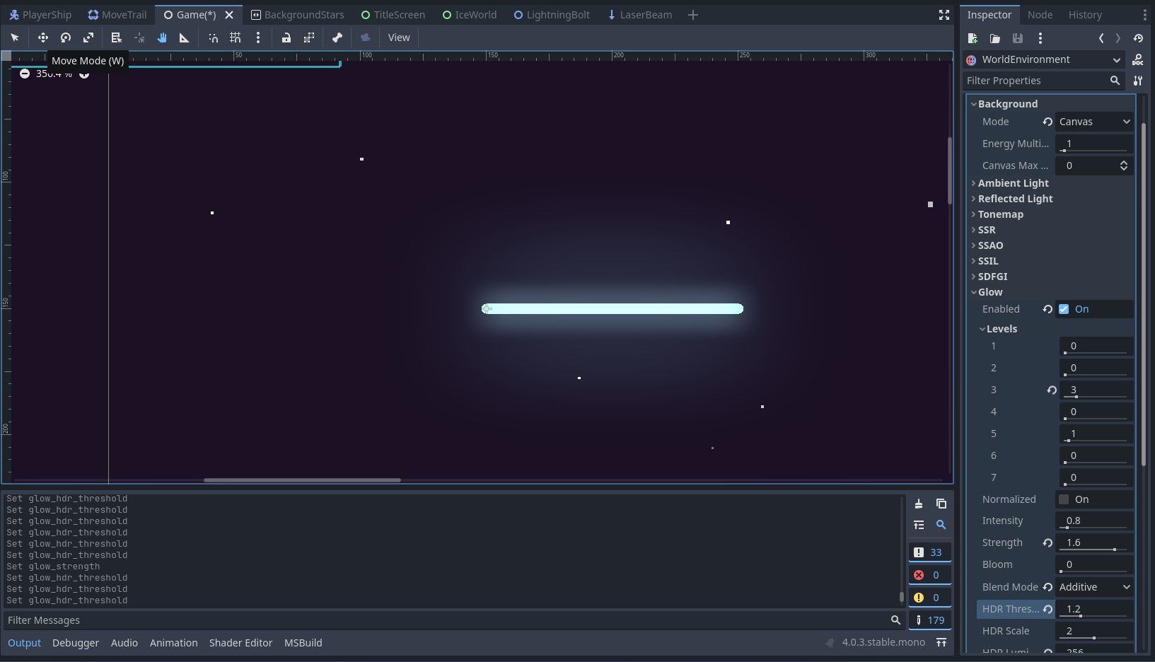 Vulkan Glow Not Working In 2d Due To 2d Rendering Being In Ldr · Issue 62110 · Godotengine 