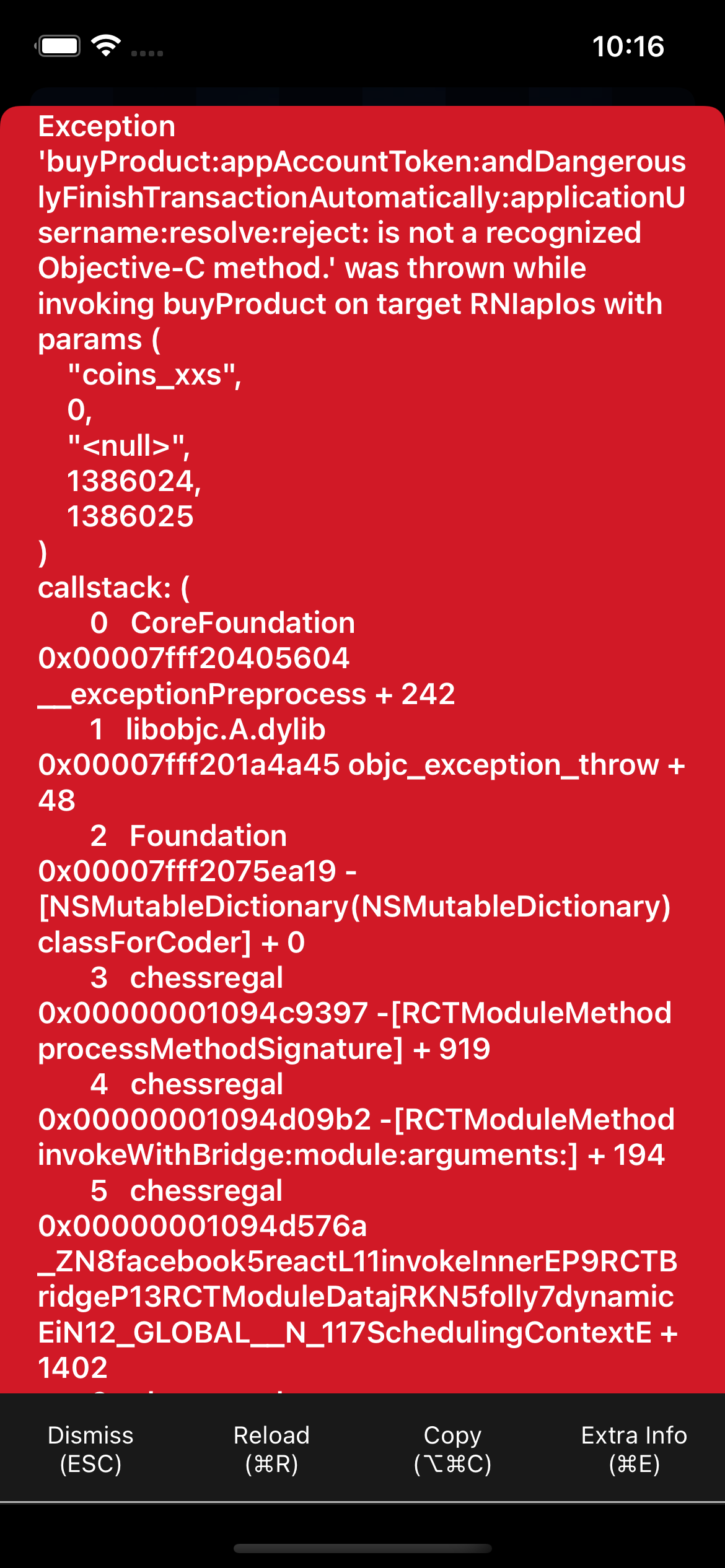 Native Exception Is Thrown When Calling Requestpurchase After Upgrading To 10 0 1 · Issue 1898