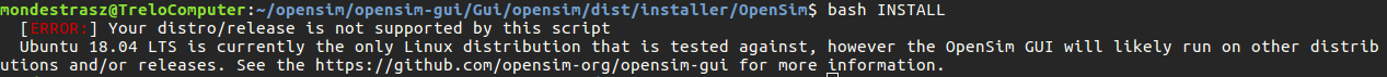 Ubuntu 1604 Error At Final Step Install · Issue 1199 · Opensim Orgopensim Gui · Github 