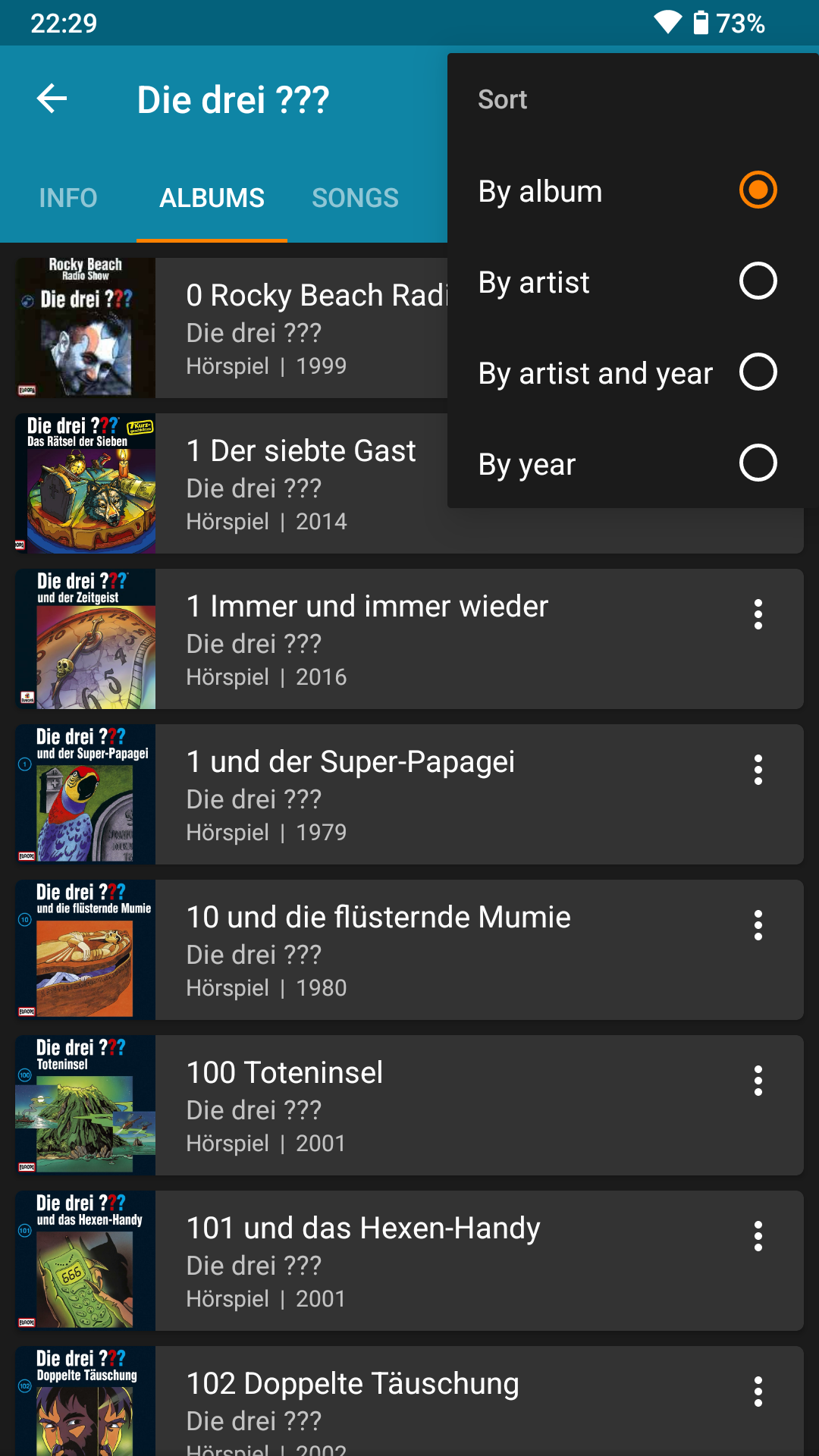 Sort albums by year (Artist view) · Issue #936 · xbmc/Kore · GitHub