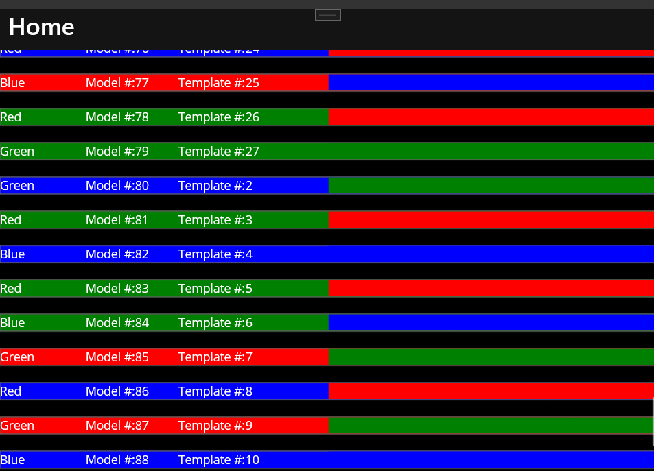 Datatemplateselector On Collectionview Is Completely Broken Templates Dont Match 