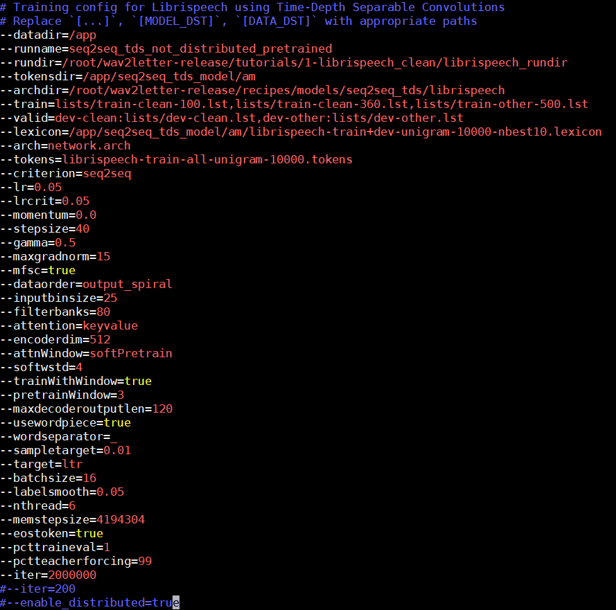 Unknown problem in train · Issue #529 · flashlight/wav2letter · GitHub