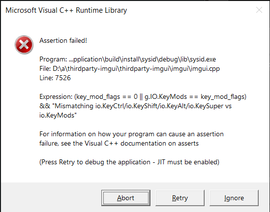 Assertion Failed: IMGUI Error and · Issue #317 · wpilibsuite/sysid · GitHub