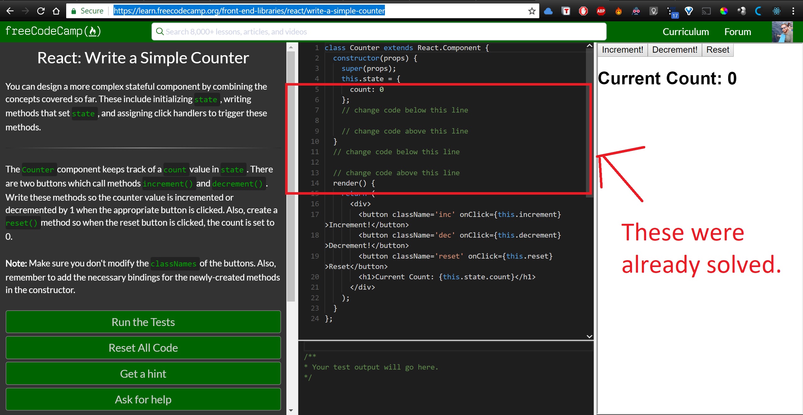 code / solutions to a challenge don't save / are erased · Issue #17927 · freeCodeCamp ...