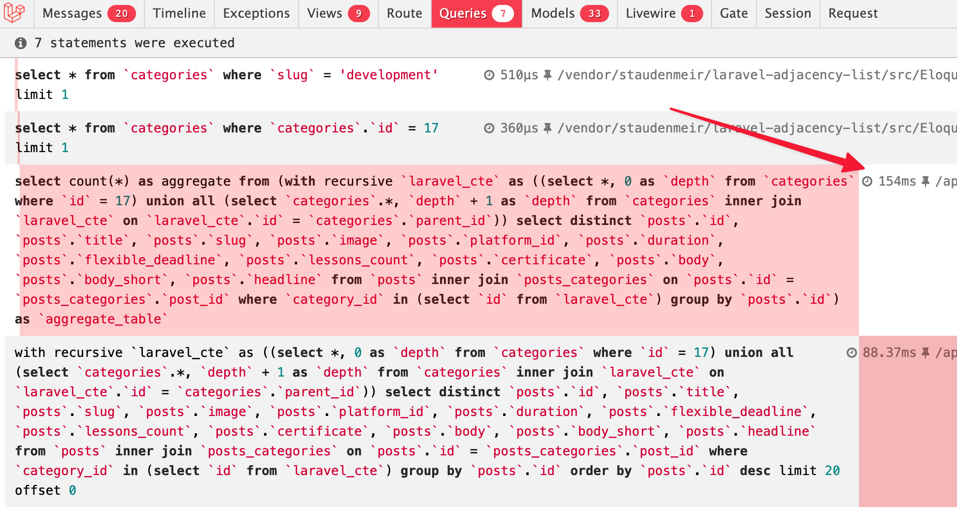 Show all posts recursively, having Categories + Subcategories. · Issue #92 · staudenmeir/laravel ...