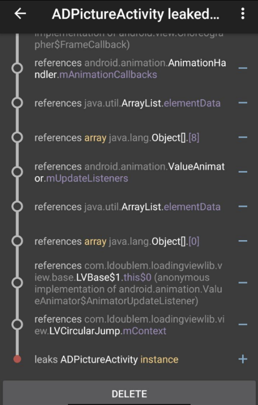 在android7.0中经常出现内存泄漏 · Issue #12 · ldoublem/LoadingView · GitHub
