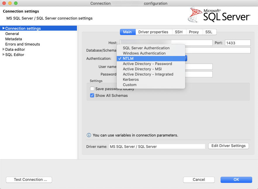 Cannot connect with "Windows Authentication", user/password fields disabled · Issue #10143 ...
