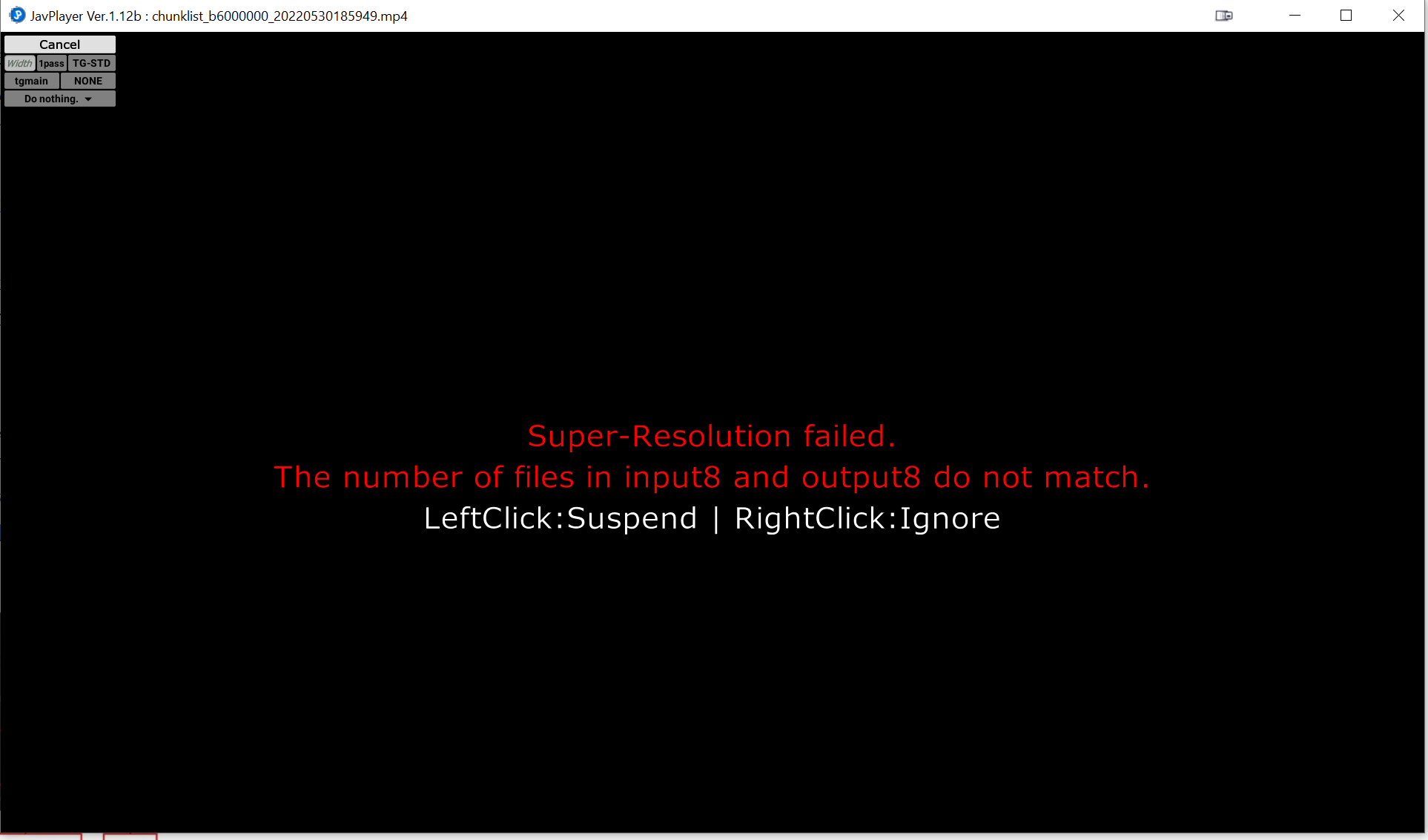 [tecogan-da] The number of files in input8 and output8 does not match · Issue #99 · km2ii/JVP_TG ...