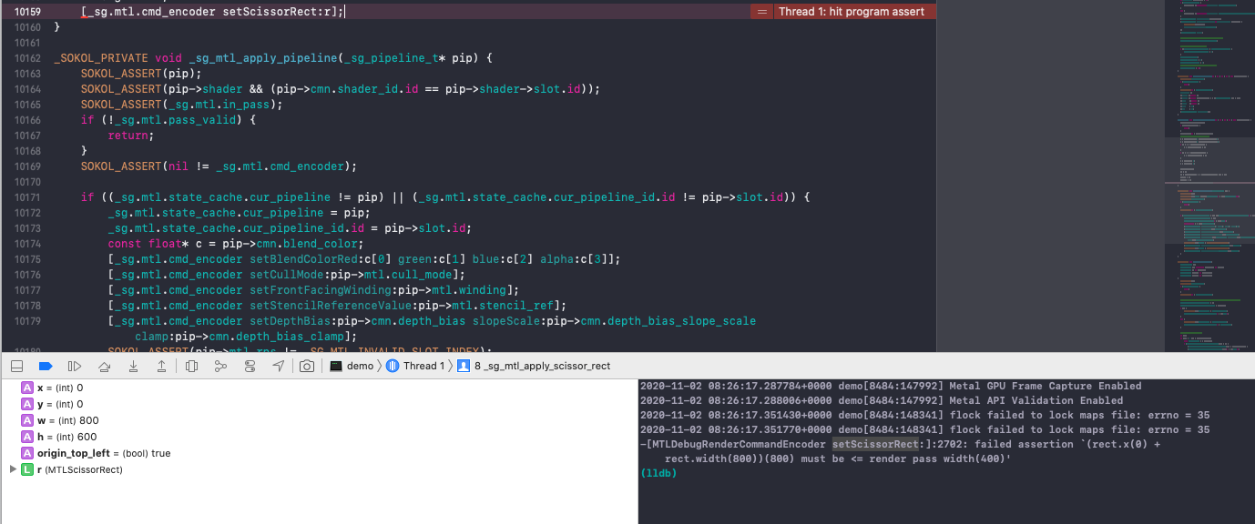 Crash on macOS external monitor. · Issue #419 · floooh/sokol · GitHub