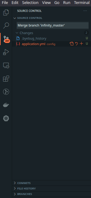 git changes not showing after branch merge · Issue #112717 · microsoft/vscode · GitHub