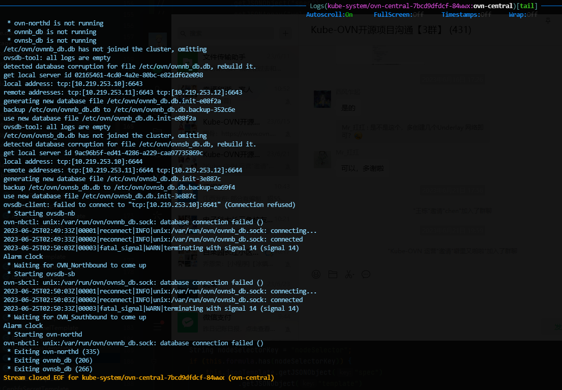 ovn-central 出现 inconsistent data · Issue #2943 · kubeovn/kube-ovn · GitHub