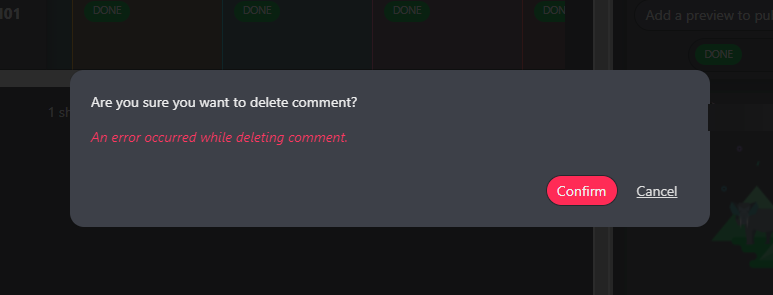 Error occurred while deleting comment after upgrading to 0.14.1 · Issue #872 · cgwire/kitsu · GitHub