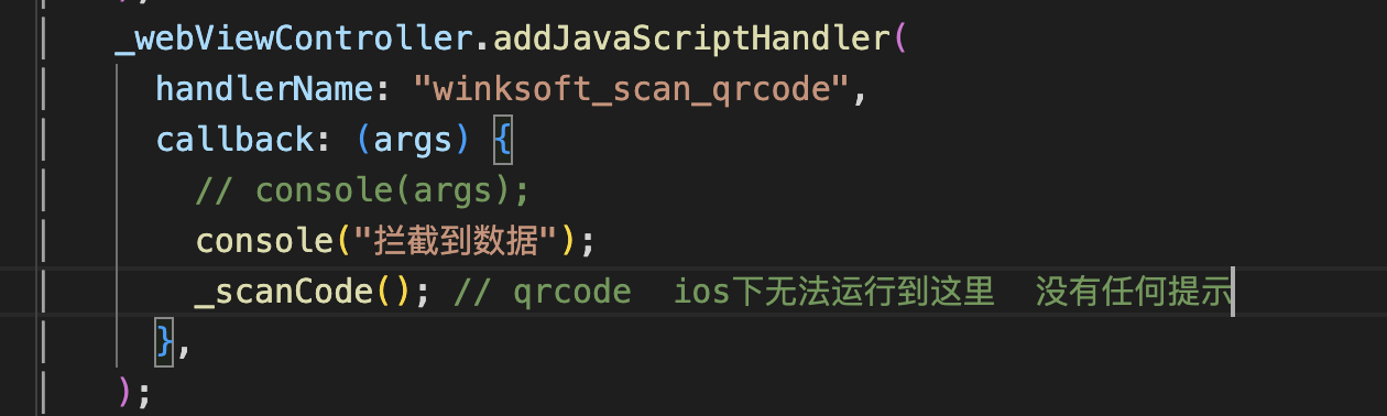 Windowflutterinappwebviewcallhandler Dosnt Work In Ios · Issue 1522 · Pichillilorenzo